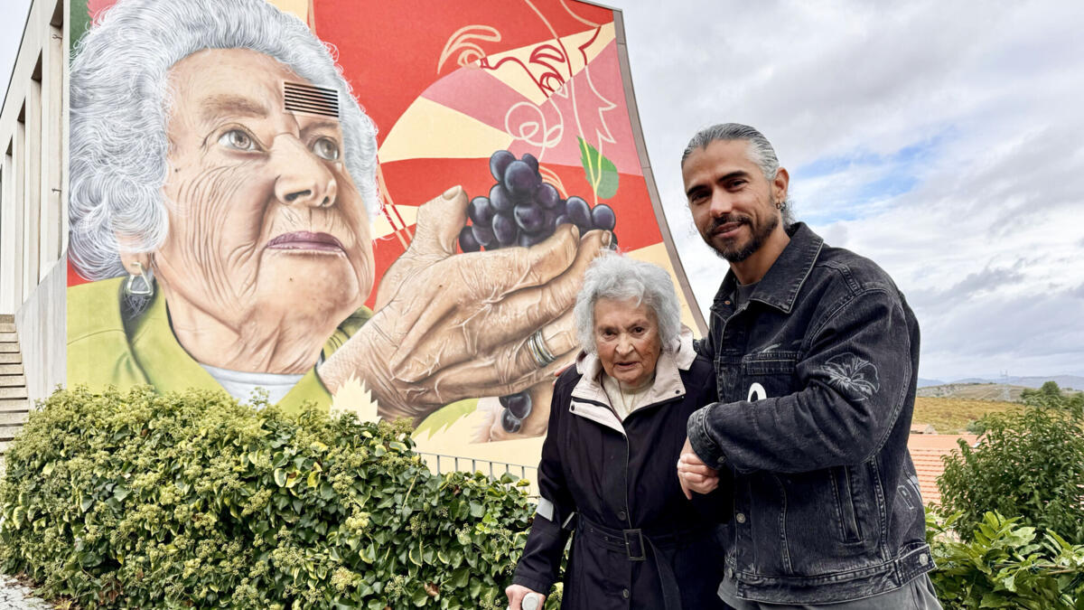 Preciosa foi pintada num mural em S. João da Pesqueira: “Já não morro ...