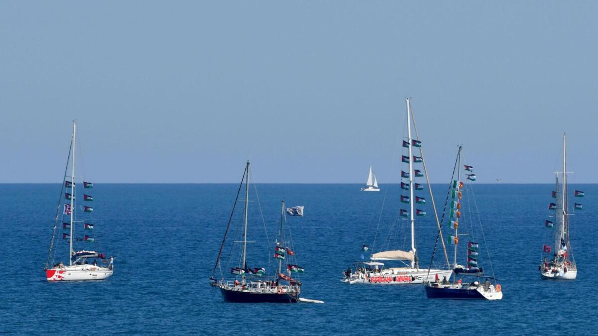 Organização da Flotilha de Gaza denuncia cerco pelas forças israelitas - JN