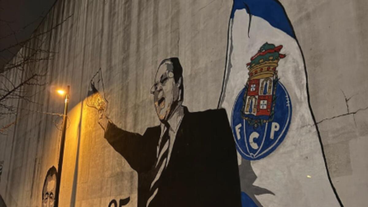 Mural de Pinto da Costa nasce no Estádio do Dragão - JN