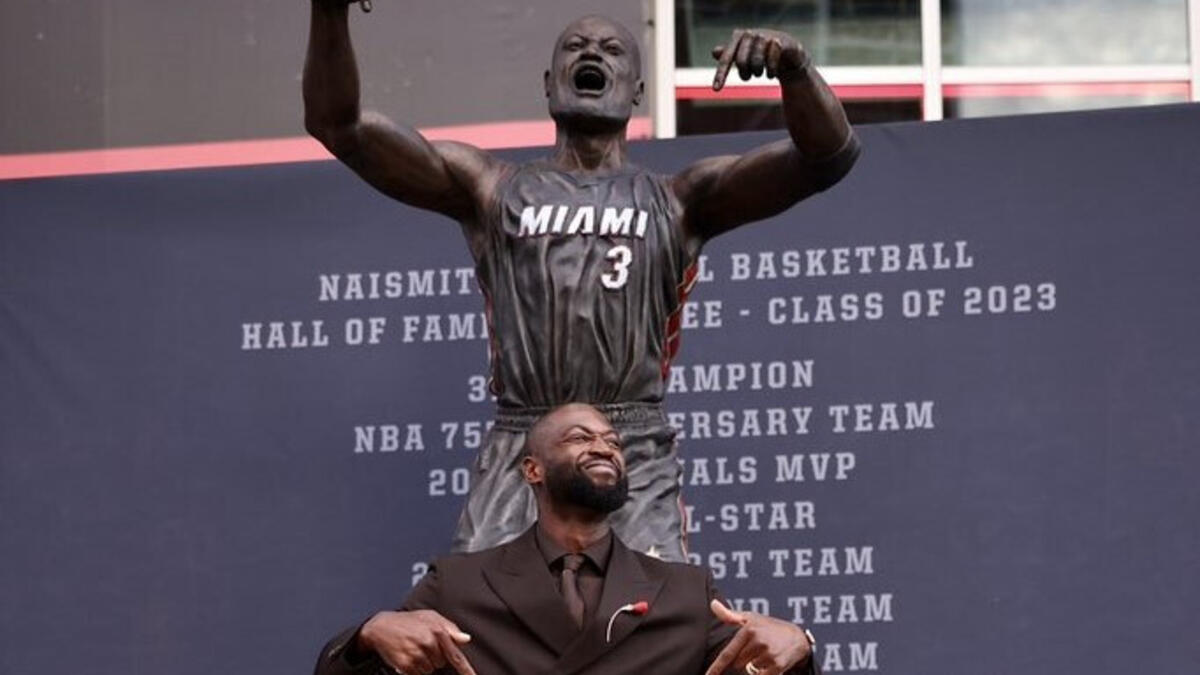NBA: estátua em homenagem a Dwyane Wade dá que falar. Veja o vídeo - O Jogo