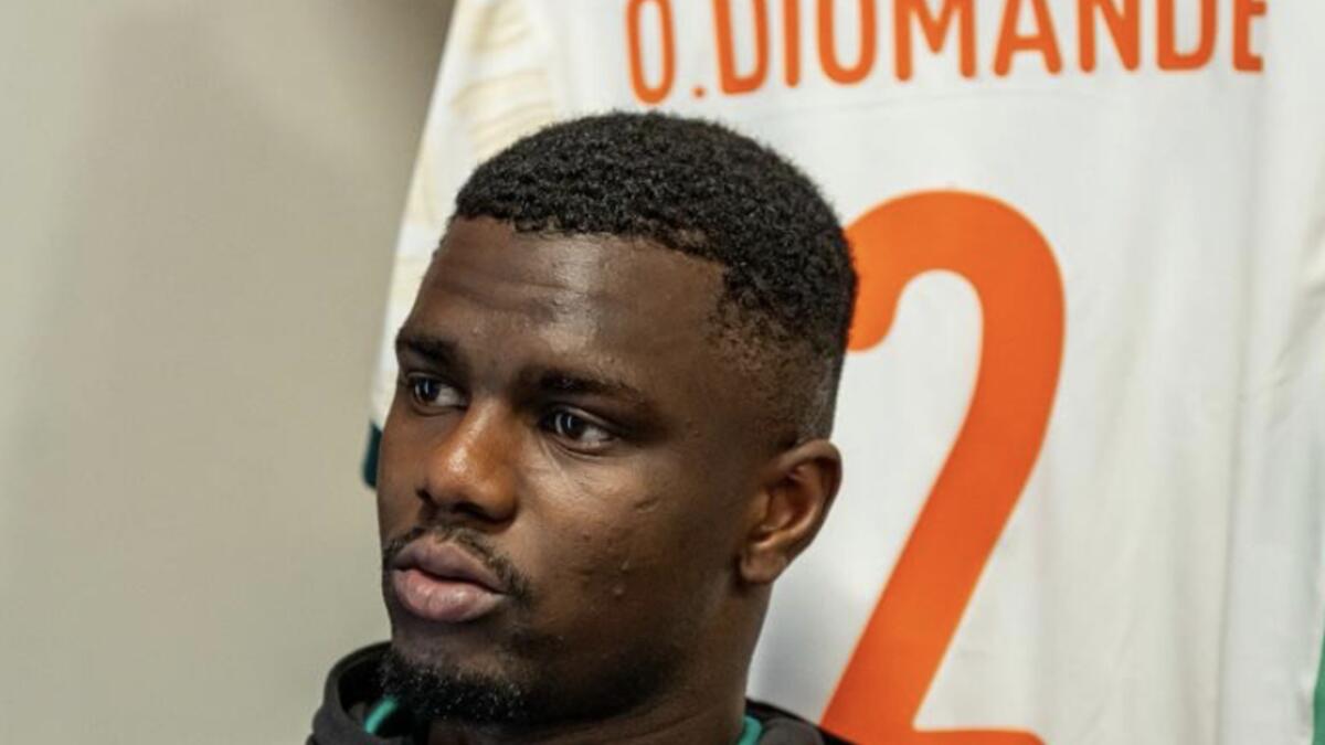 Diomande após participação na CAN: "Vamos levantar-nos, juntos, mais ...