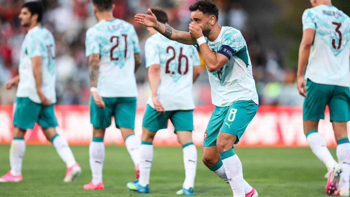Bruno Fernandes fez o 100.º golo da era Roberto Martínez - O Jogo