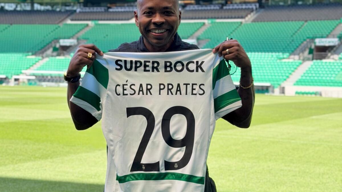 César Prates, campeão pelo Sporting, regressou a Alvalade - O Jogo