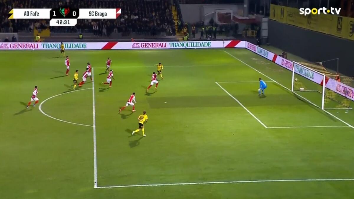 João Santos coloca Fafe em vantagem frente ao Braga. Veja o golo - O Jogo