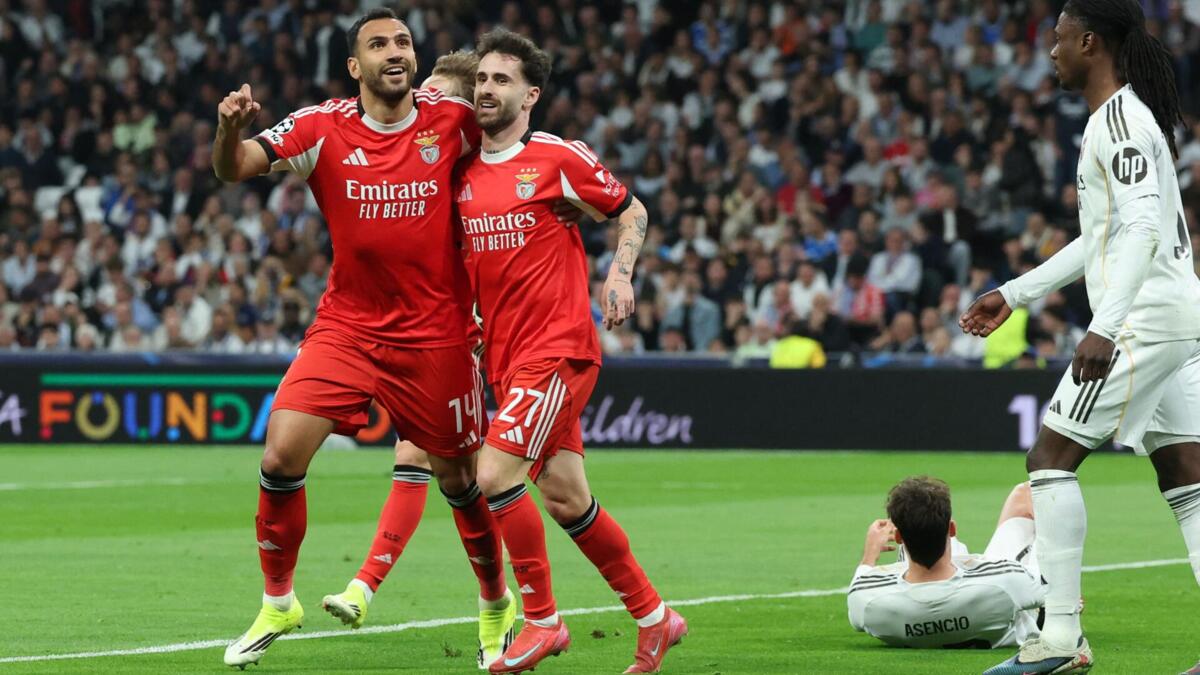 Rafa marca para o Benfica, mas Real Madrid empata logo a seguir: veja ...
