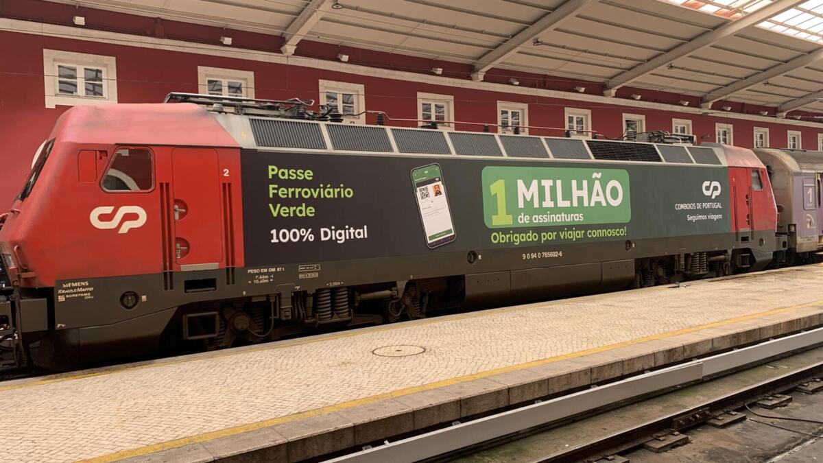Passe ferroviário verde disponível na aplicação gov.pt - TSF